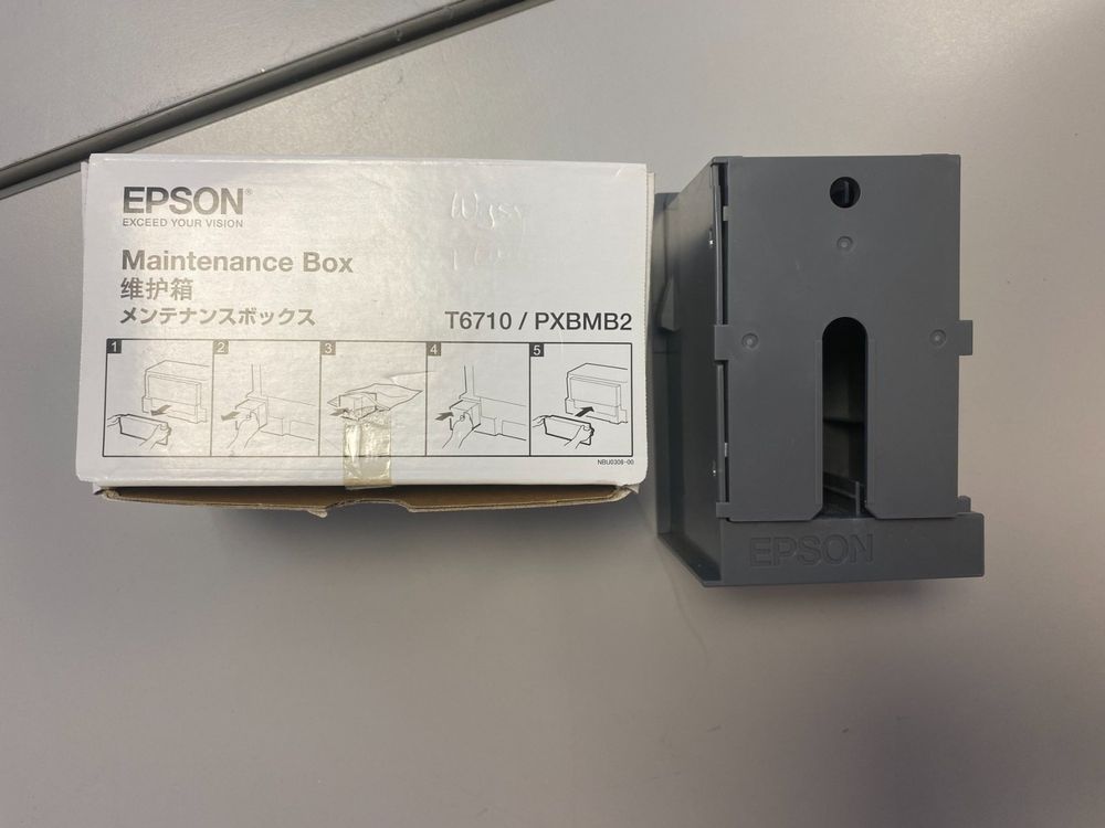 Maintenance Box EPSON T6710 (Gebraucht) in Wängi für CHF 5 – mit ...