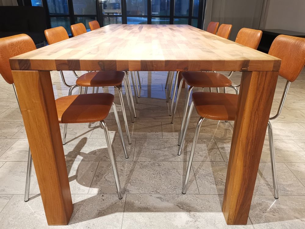 Magnifique table en noyer huilée 220 x 90 cm (Gebraucht) in La ...