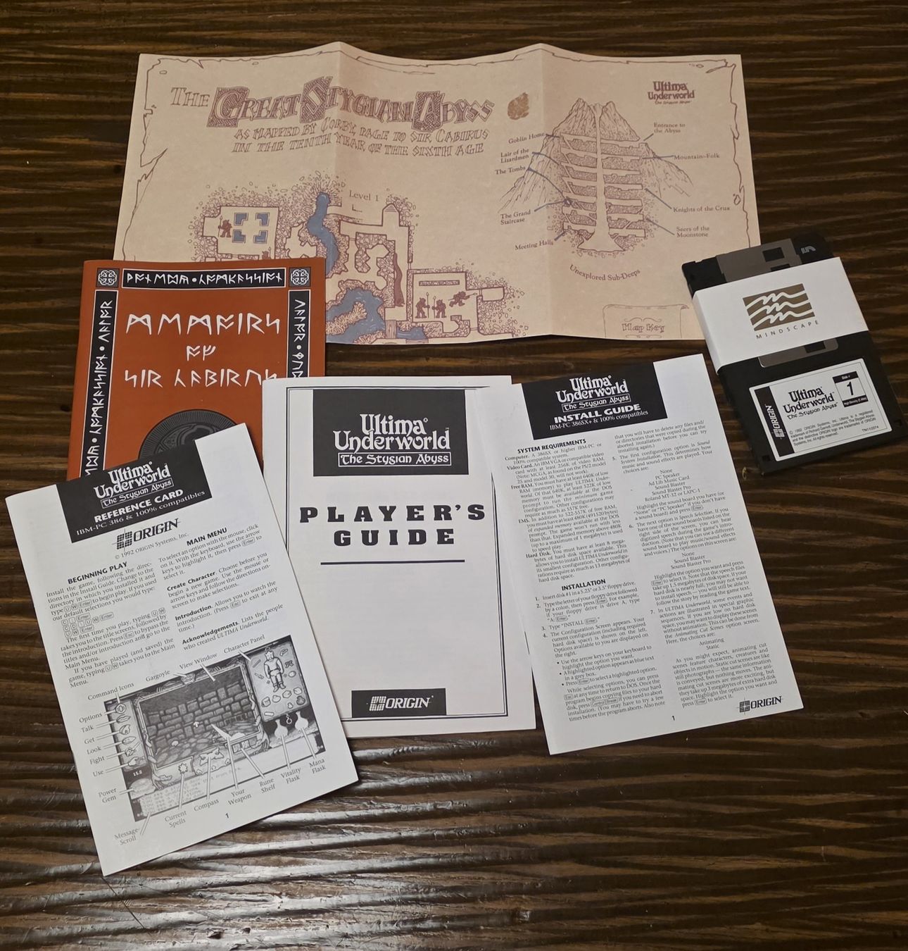 Ultima Underworld – The Stygian Abyss – Big Box – PC MS-DOS (Gebraucht ...