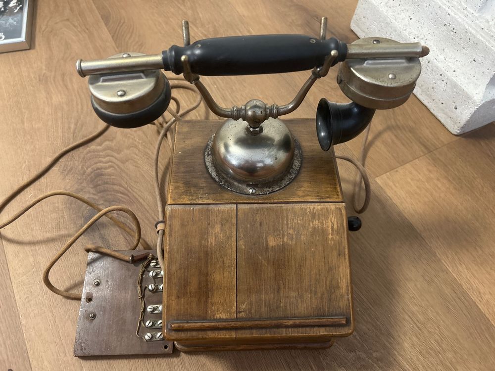 Telefon Antik aus Holz | Kaufen auf Ricardo
