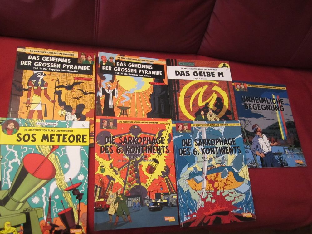 DIE ABENTEUER VON BLAKE UND MORTIMER(CARLSEN COMIC 7 STK) | Kaufen auf Ricardo