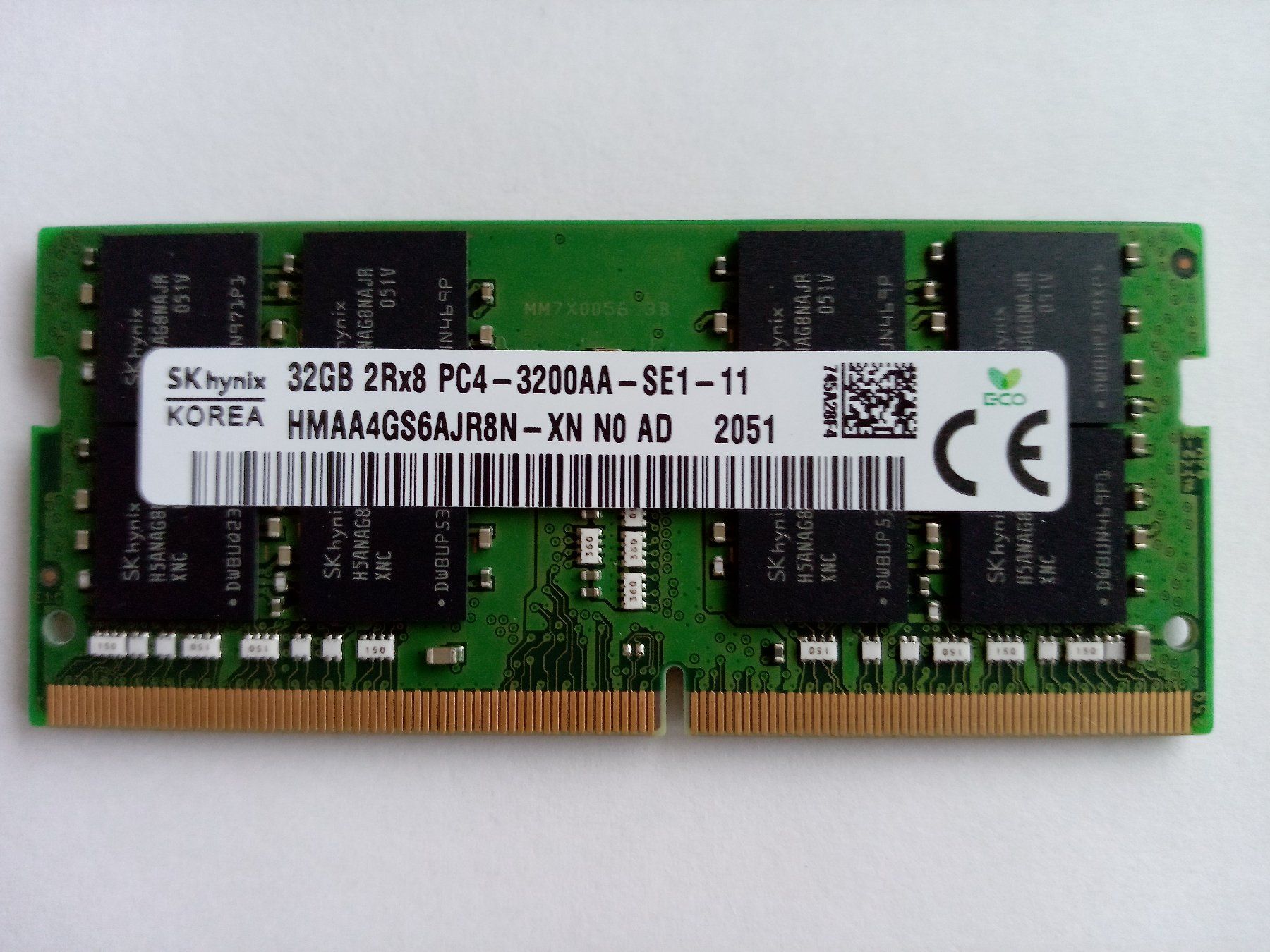 RAM 32GB 3200MHz SODIMM SKhynix HMAA4GS6AJR8N-XN (Gebraucht) in Zwingen ...