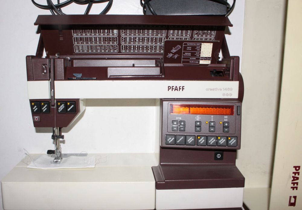 NÄHMASCHINE PFAFF creative 1469 (Fusspedal + Zubehör...) | Kaufen auf ...