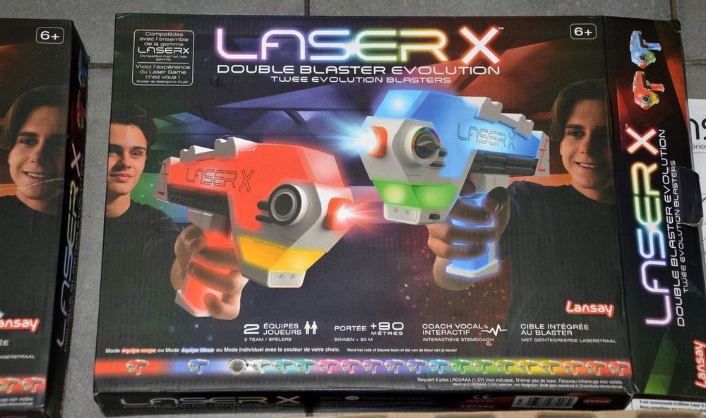 Pistolets Lansay Laser X Double Blaster Evolution Gewehre | Kaufen auf ...