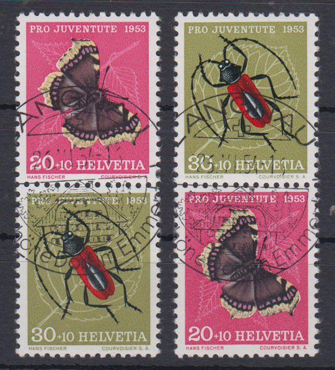 Z40 + Z41 aus PJ Kehrdruckbogen 1953 - Kat. 140.-- | Kaufen auf Ricardo