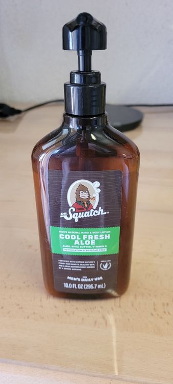 Dr. Squatch Cool Fresh Aloe Bodylotion Aloe Shea Butter VitE (Gebraucht ...