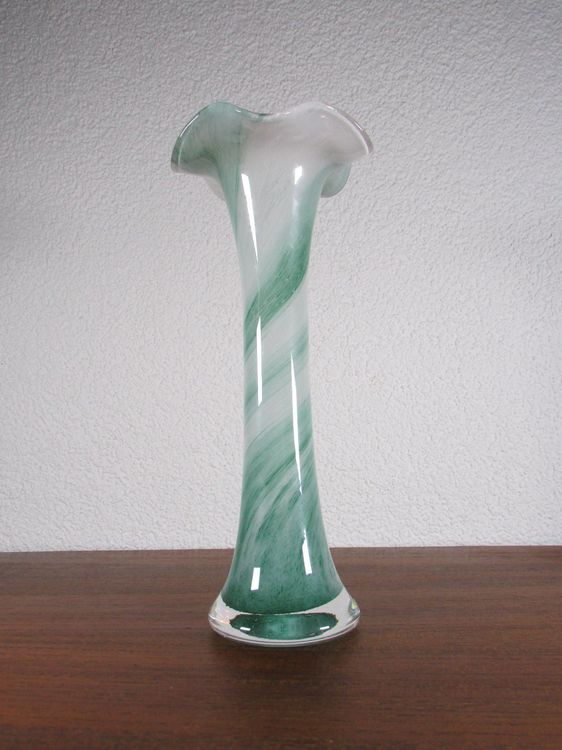 Peter Kaspar Kristall Vintage Glasvase Opaline 1970er Jahre (Gebraucht ...