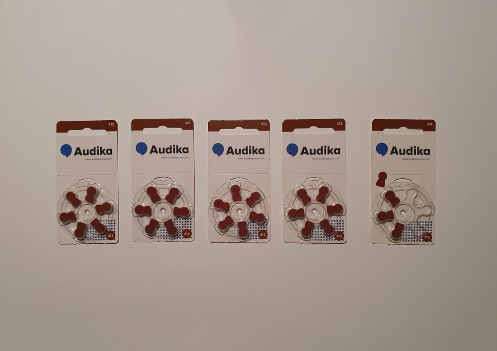 27 Stk. Hörgerätebatterie 312, PR41 1.45V von Audika | Kaufen auf Ricardo