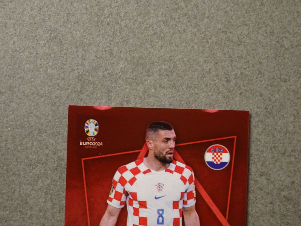 Topps SP Sticker CRO Kovacic mit Unterschrift, Euro/ EM 2024 | Acheter ...