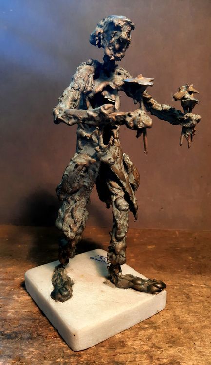 Expressionistische Bronze Skulptur signiert (Gebraucht) in Arbon für CHF 80 – mit Lieferung auf ...