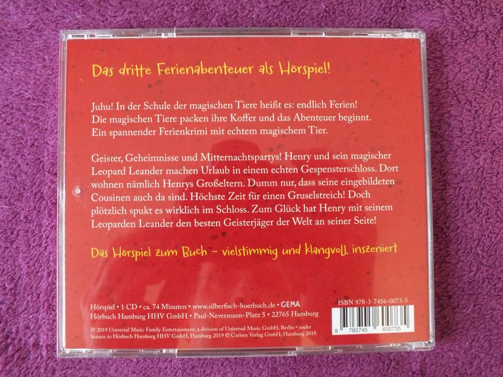 Die Schule der magischen Tiere Folge 9 - Endlich Ferien CD (Gebraucht ...