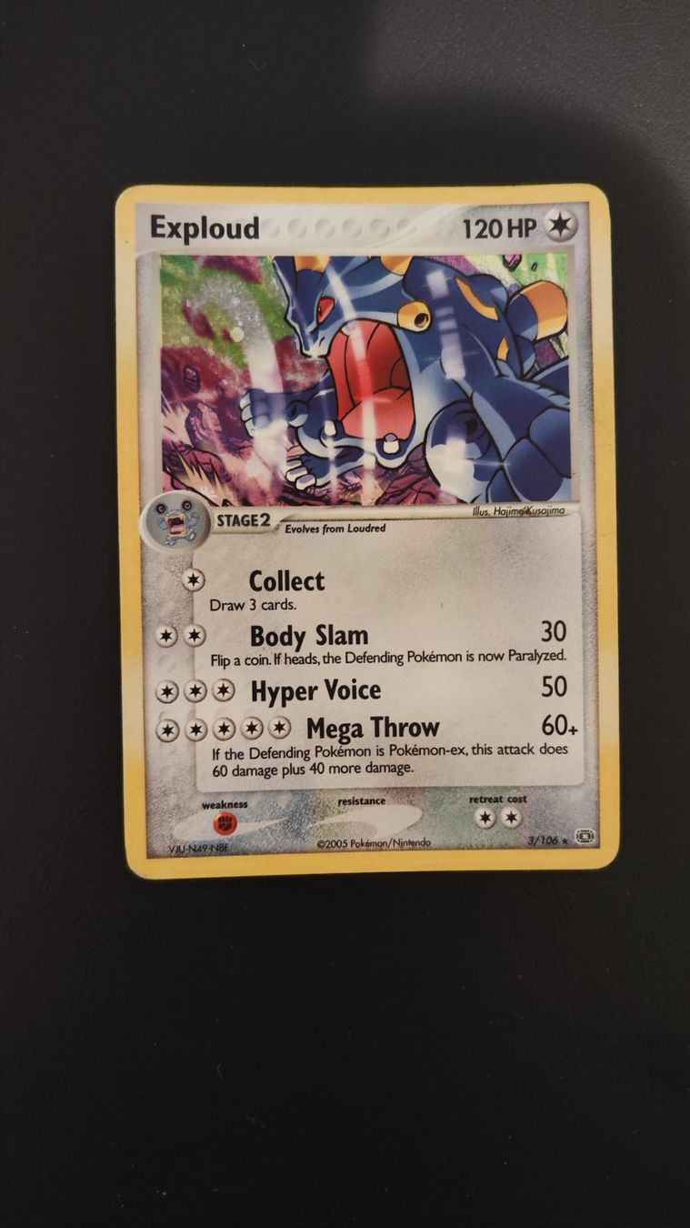 Pokemon - Exploud EX Emerald 3/106 Holo Rare 3/106 (Usato) a Gordola ...