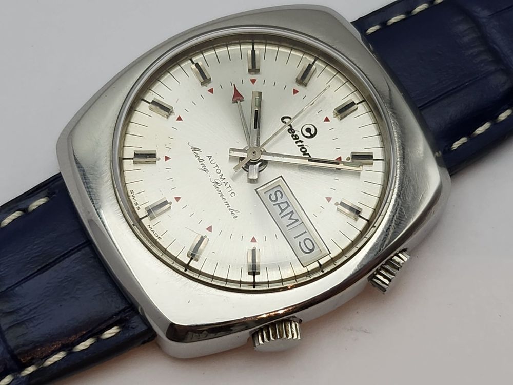 Creation Alarm Automatik AS 5008 Vintage Herrenuhr | Kaufen auf Ricardo