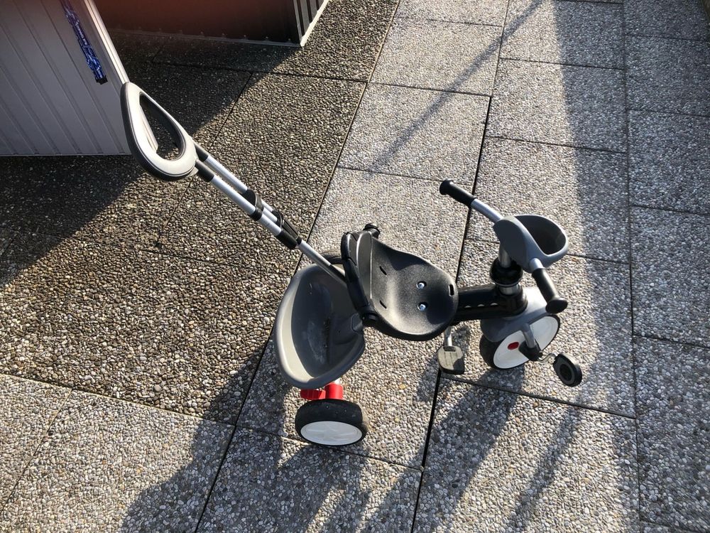 QPlay Dreirad und Buggy Cosy 4-in-1 mit Stange und Verdeck g (Gebraucht ...