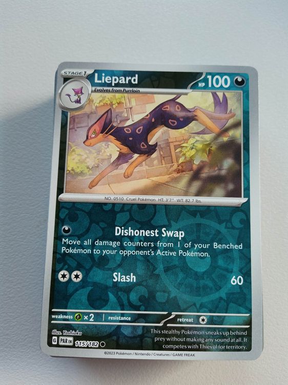 Liepard Reverse Holo - Paradox Rift Pokemon | Kaufen auf Ricardo