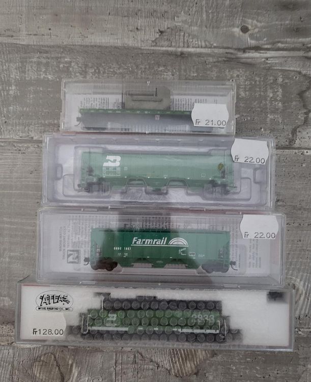 Atlas Spur N Set mit BN GM 2833 Lok + 3 GW, bis -60% | Kaufen auf Ricardo