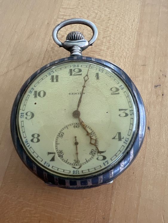 Zenith Taschenuhr echt Silber 51 mm (Defekt) in Pfeffingen für CHF 105 – mit Lieferung auf ...