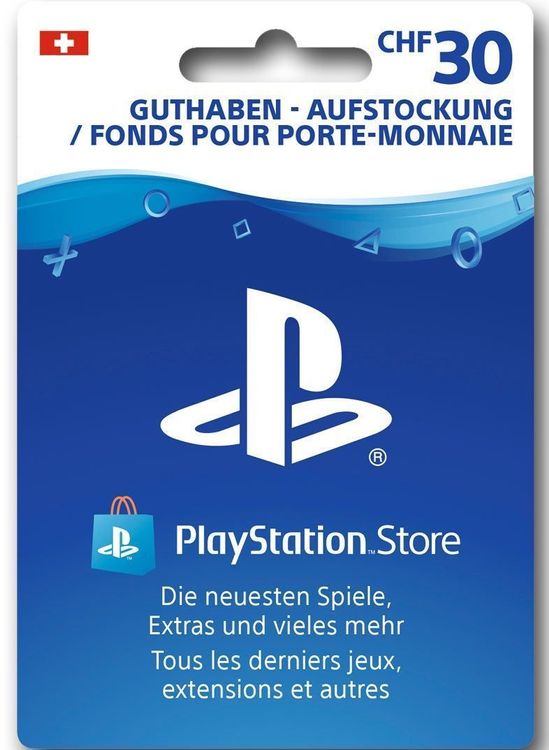 Playstation 30chf guthaben | Kaufen auf Ricardo