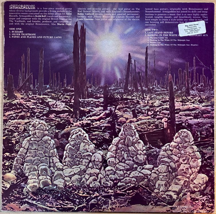 Armageddon - Armageddon, UK Band 1975 Hardrock auf A & M (Gebraucht) in ...