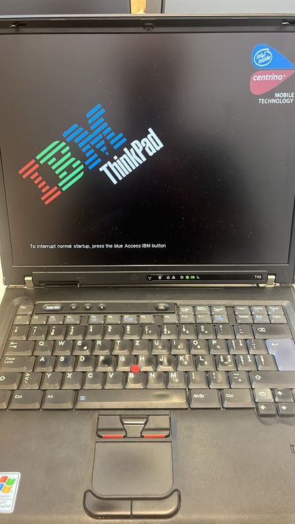 IBM ThinkPad T43 - läuft, als Ersatzteilträger, OHNE HDD (Gebraucht) in ...