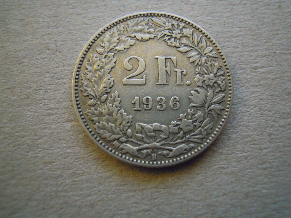2 Fr. 1936 rarrrrr (Gebraucht) in Kriegstetten für CHF 7.8 – mit Lieferung auf Ricardo kaufen