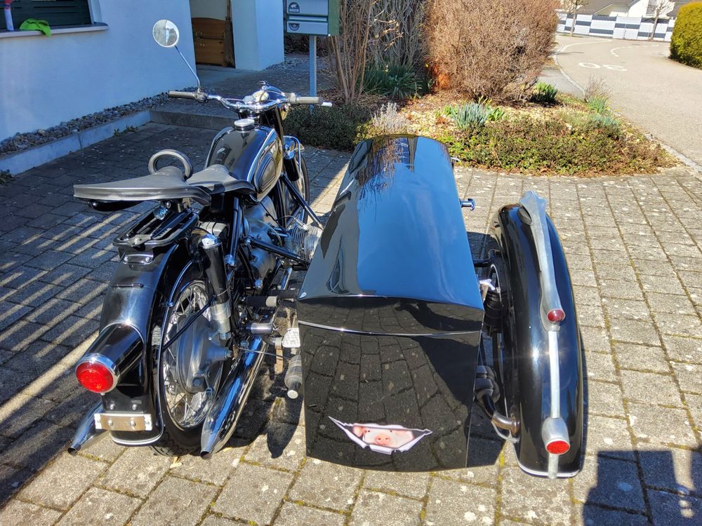 BMW R50/2 mit ultraseltenem Lastenbeiwagen Steib LT 200 | Acheter sur ...