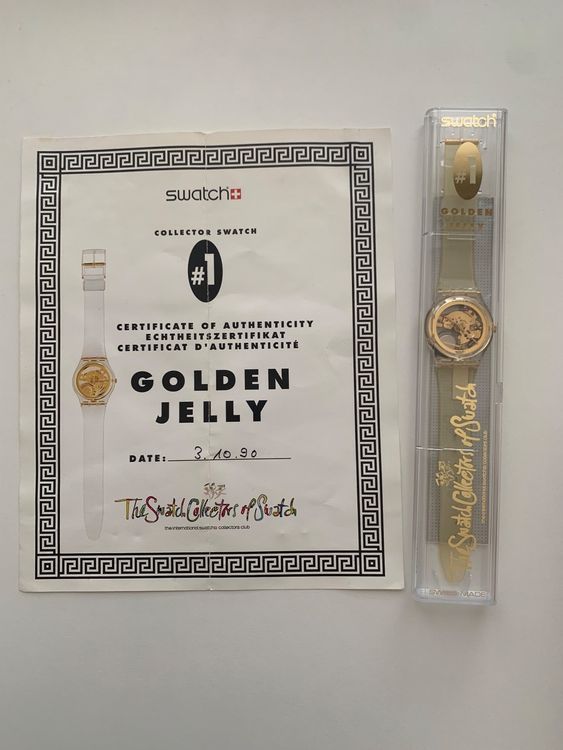 Swatch / Golden Jelly No. 1 / 1990 (Gebraucht) in Zürich für CHF 49 ...