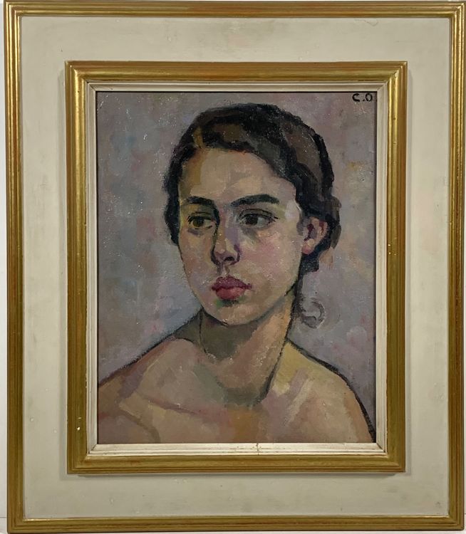 Gemälde von einer Dame Monogrammiert C.O | Kaufen auf Ricardo