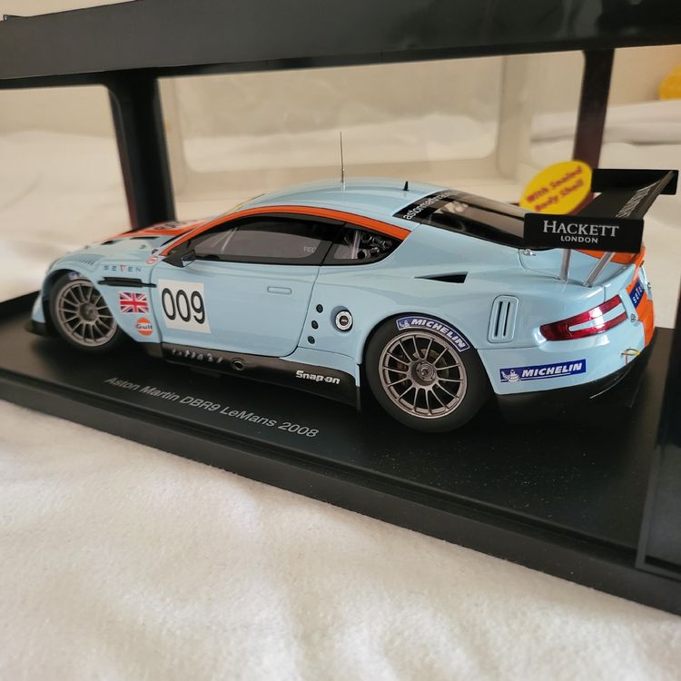 Autoart 1:18 Aston Martin DBR9 "Le Mans 2009" (Neu und originalverpackt ...