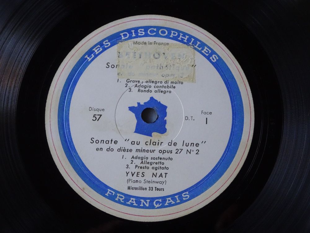 Yves NAT - Pathétique - Apassionata - Discophiles Français (Neu (gemäss ...