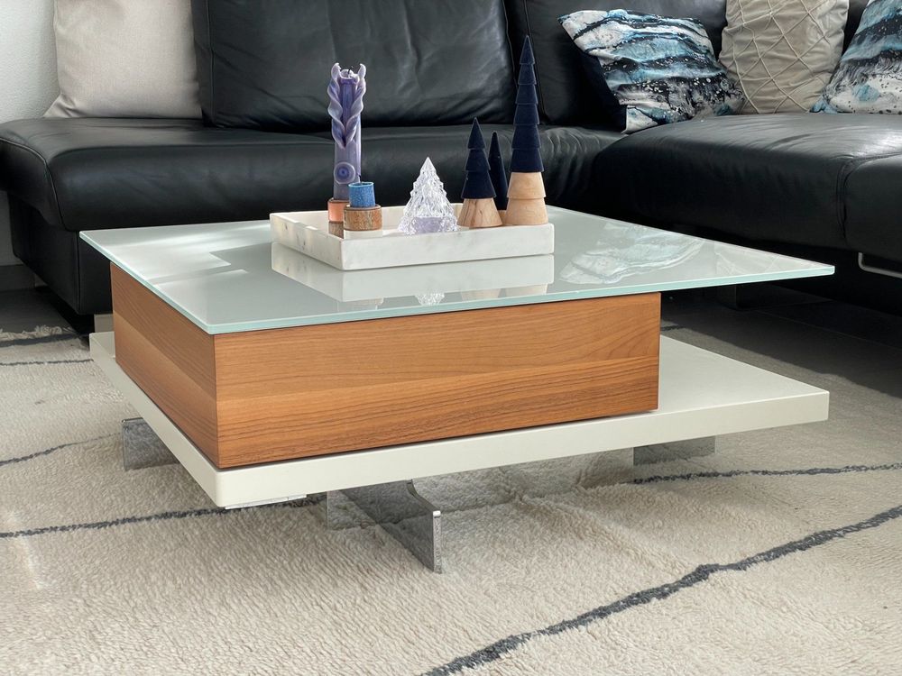 HÜLSTA COUCHTISCH CT 90 MIT DREHLADE | Kaufen auf Ricardo