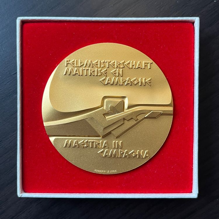 Goldmedaille Feldmeister Schweizerisch Schüztenverein 60 mm (Gebraucht ...