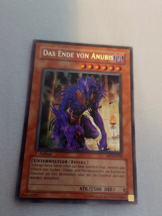 YU GI OH Das Ende von Anubis AST-DE000 Secret Rare (Neu (gemäss ...