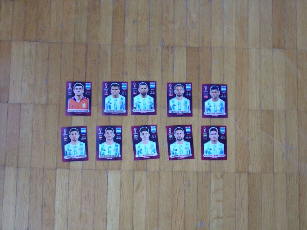 PANINI WM Qatar 2022 10 Sticker ARG | Kaufen auf Ricardo PANINI WM Qatar 2022 10 Sticker ARG | Kaufen auf Ricardo