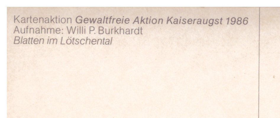 1986 BLATTEN IM LÖTSCHENTAL - VS - DORF UND LONZA (Neuf (Voir description)) à Montebelluna / TV ...