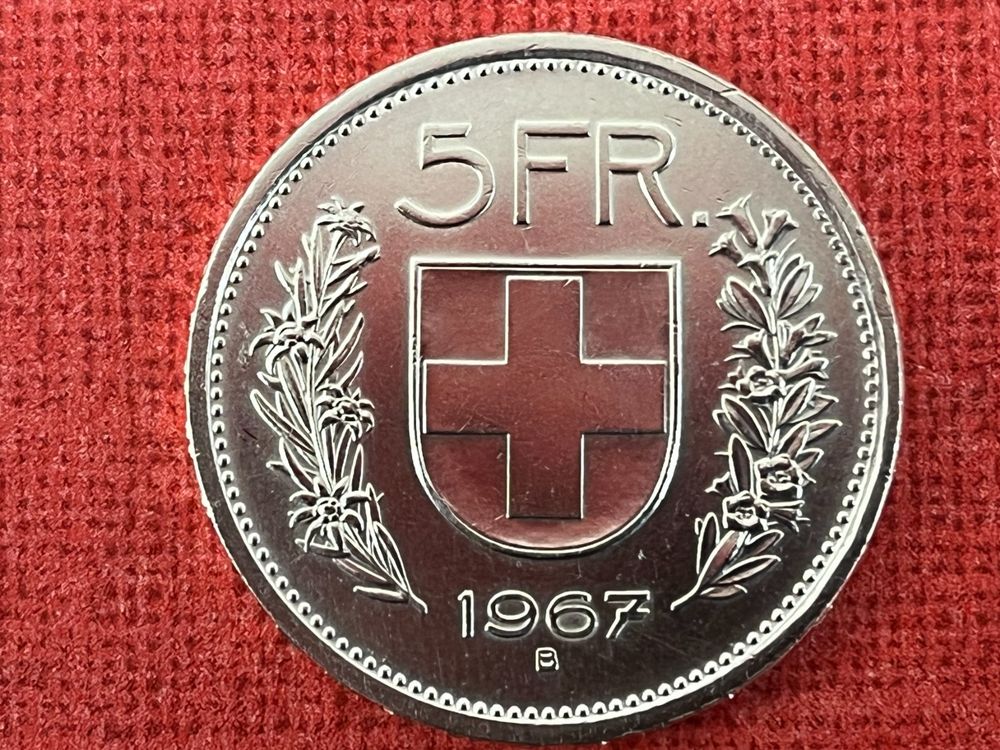 5 Franken 1967 Silber TOP (Gebraucht) in Ormalingen für CHF 11.95 – mit Lieferung auf Ricardo kaufen