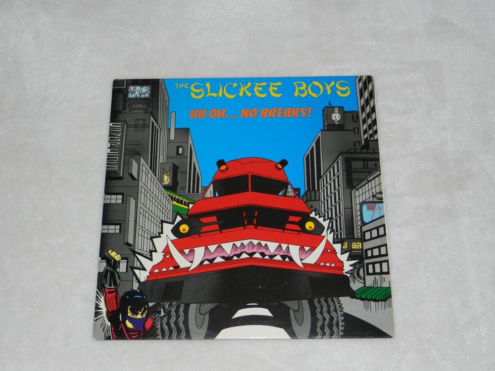LP THE SLICKEE BOYS - UH OH...NO BREAKS! / 1985 FRANCE,VG++ (Gebraucht ...