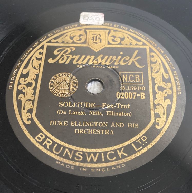 Duke Ellington-Wingy Mannone-Schellack-10“-78RPM-Jazz (Gebraucht) in Stans für CHF 13 – mit ...