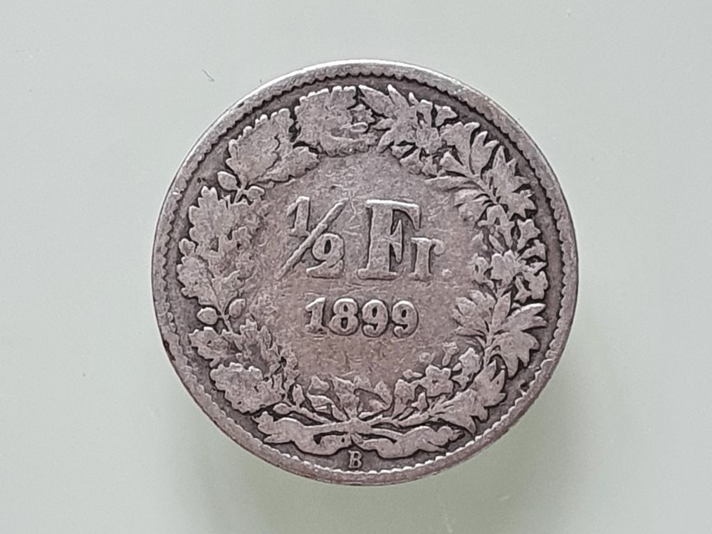 Bundesmünze / centimes CHF 0.50 / 1899 Rare ( nur 400'000) (Gebraucht) in luzern für CHF 2 – mit ...