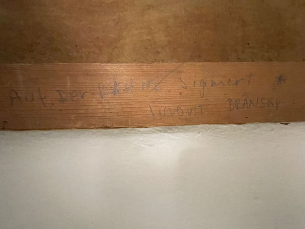 Ludovit Bránsky,Schloss Beroldingen auf Rahmen Signiert | Kaufen auf ...