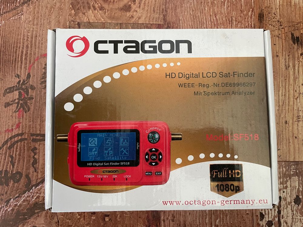 Octagon SF518 digitaler Sat-Finder | Kaufen auf Ricardo