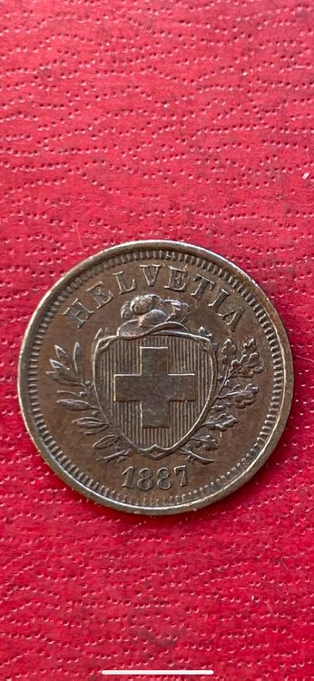Schweiz 1 Rappen 1887 | Kaufen auf Ricardo