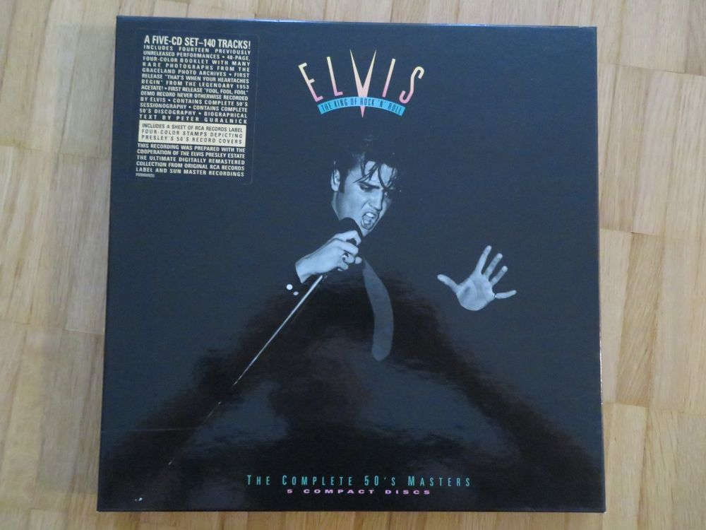 ELVIS PRESLEY 5CD BOX NEU THE KING OF ROCK N ROLL 50S MASTER (Neu und ...
