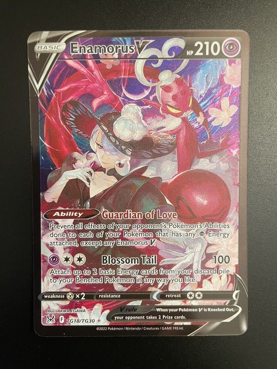 Pokemon Enamorus V TG18 - Lost Origin - ENG - Secret Rare (Gebraucht ...