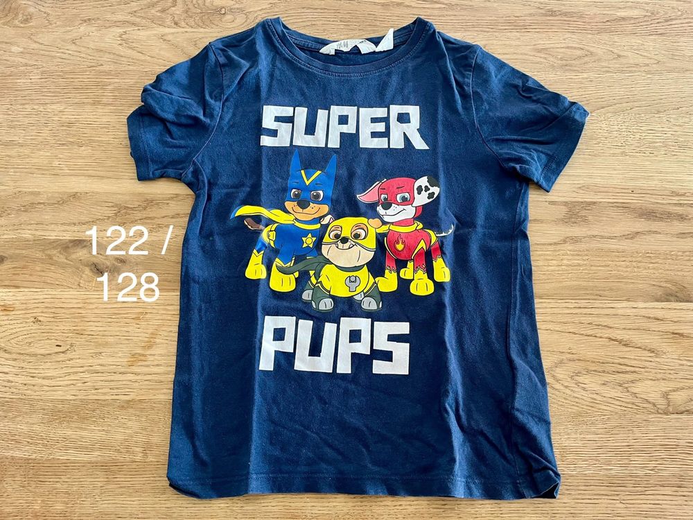 Super Pups T-Shirt, Paw Patrol, Grösse 122/128 | Kaufen auf Ricardo
