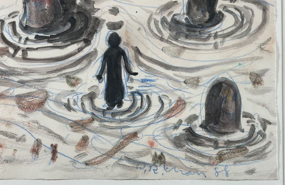 Peter Roesch (1950) Mischtechnik (Gebraucht) in Root für CHF 205 – mit ...