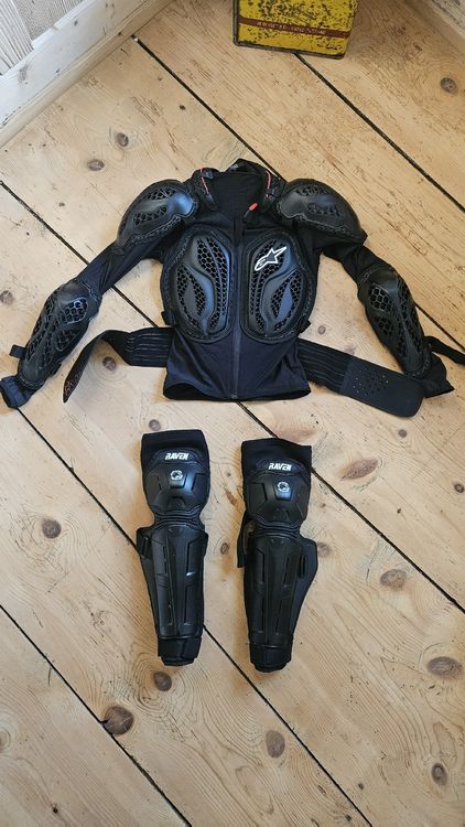 Alpinestars Bionic Action Jacke + Raven Knieschoner (Neu (gemäss ...