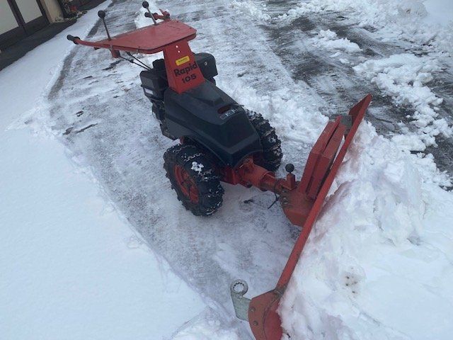 Rapid 105 Schneepflug Wegen platz menge günstig ab zu geben (Gebraucht ...