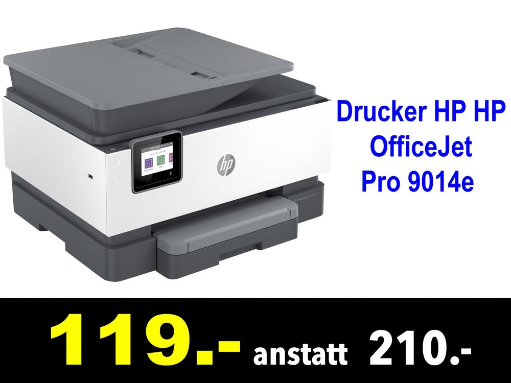 🔴 Drucker HP OfficeJet Pro 9014e All-In-One /926x (Neu und ...