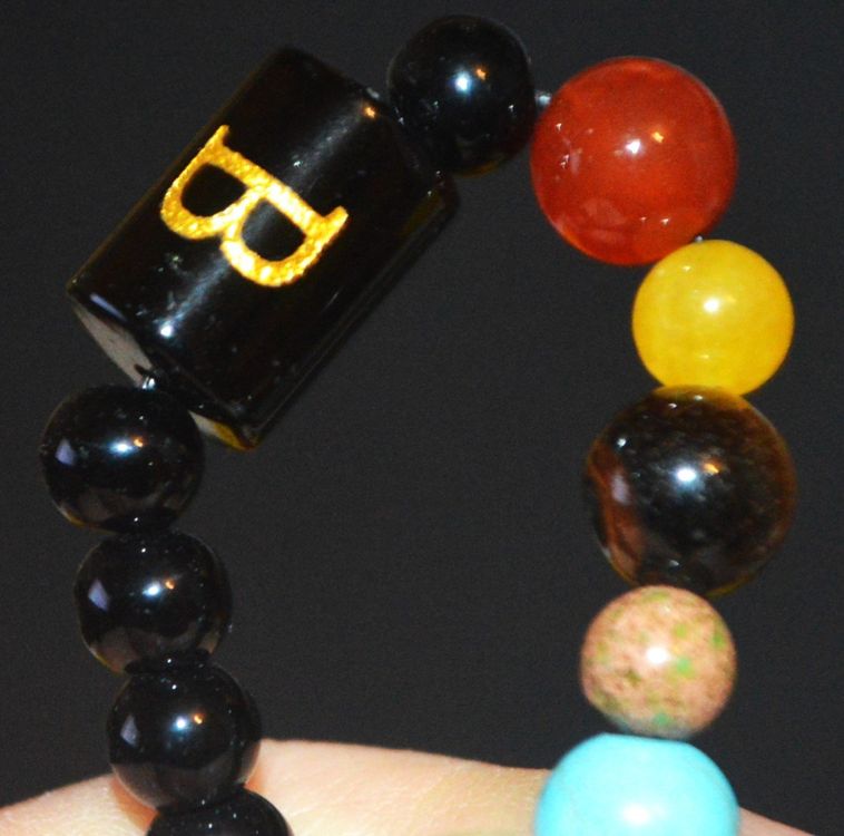 Armband B-367 – 7 Chakra & Buchstaben B 10x13mm – Grössenver | Kaufen ...